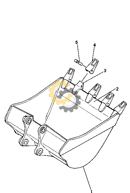 Komatsu 207-920-1111 Bracket - Shop & Supply Co